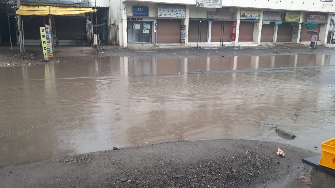 Water logging in many parts of Nagpur due to continuous rain - The Live ...